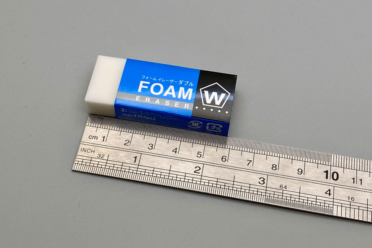 Sakura Foam Eraser - White Medium - Pencilly Australia
