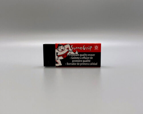 Sakura Sumo Grip Eraser - Black Medium - Pencilly Australia