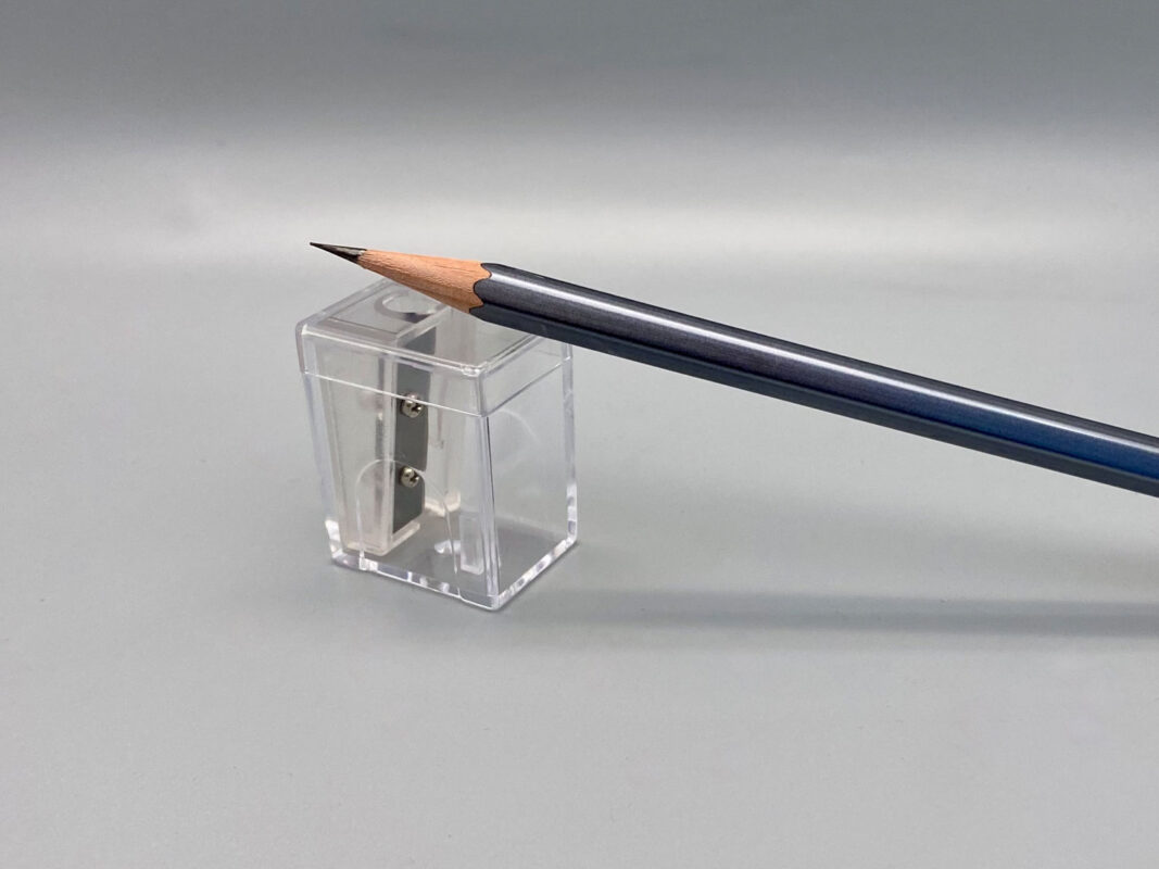 NJK 531S Long Point Sharpener - Clear - Pencilly Australia