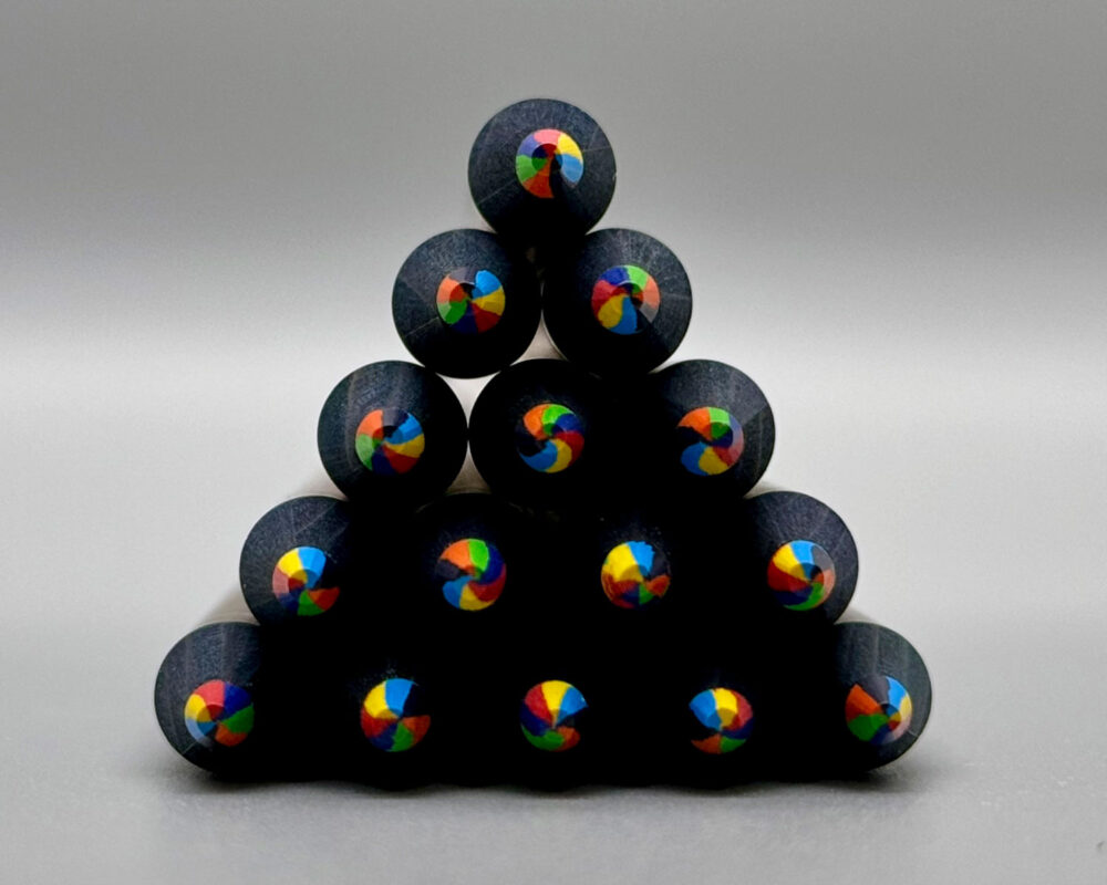 Camel 7-Colour Pencil Black - Rainbow Pencil - Pencilly Australia