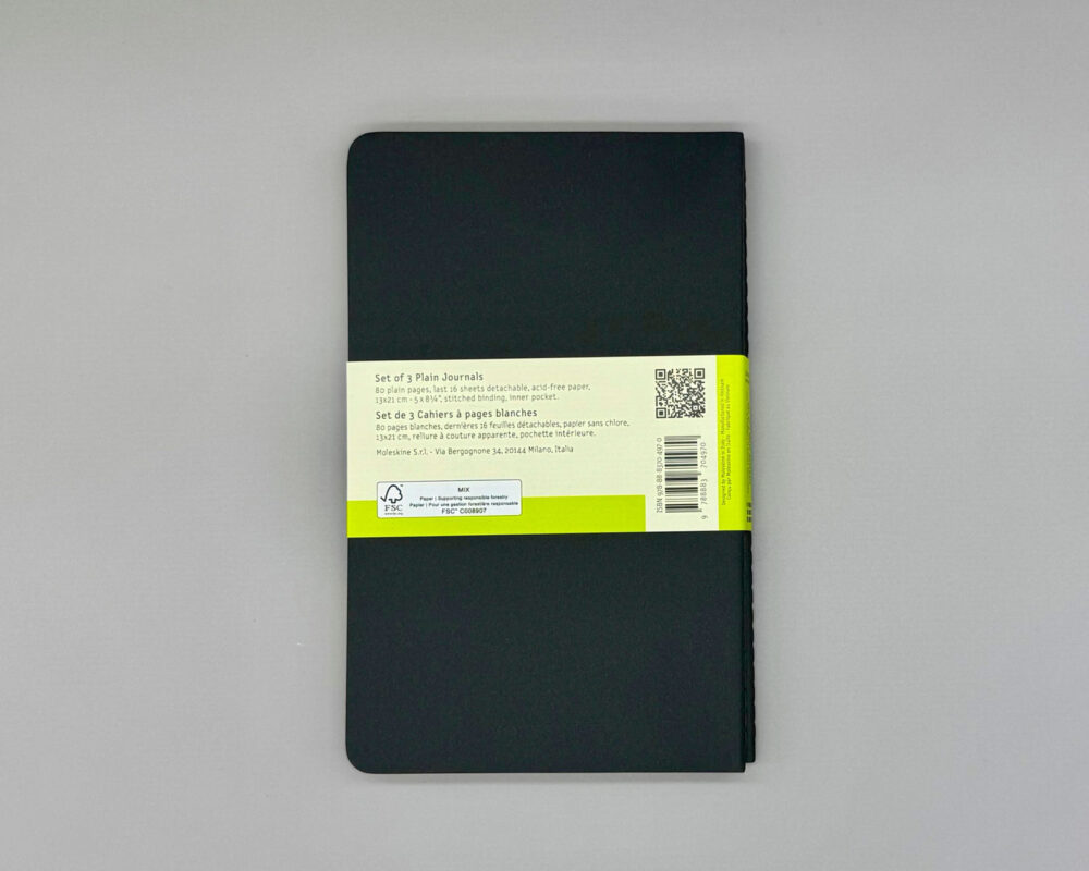 Moleskine Notebooks A5 - Cahiers Collection Set of 3 - Pencilly Australia